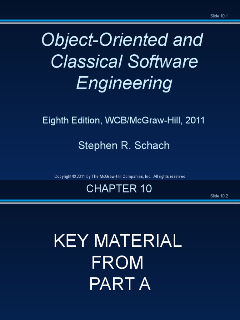 Object-Oriented and Classical Software Engineering: Stephen R. Schach | PDF | Modular ...