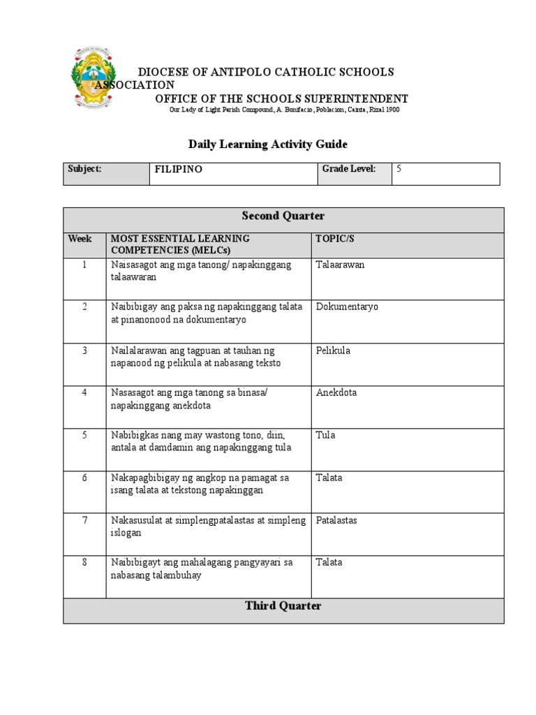 GS Grade 5 DLA Guide | PDF