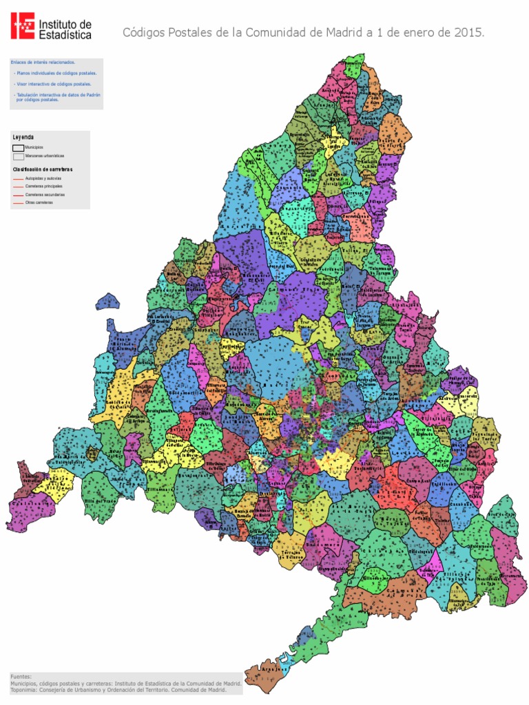 Códigos Postales de Madrid | PDF
