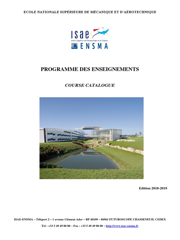ENSMA | PDF | État plasma | Physique appliquée et interdisciplinaire