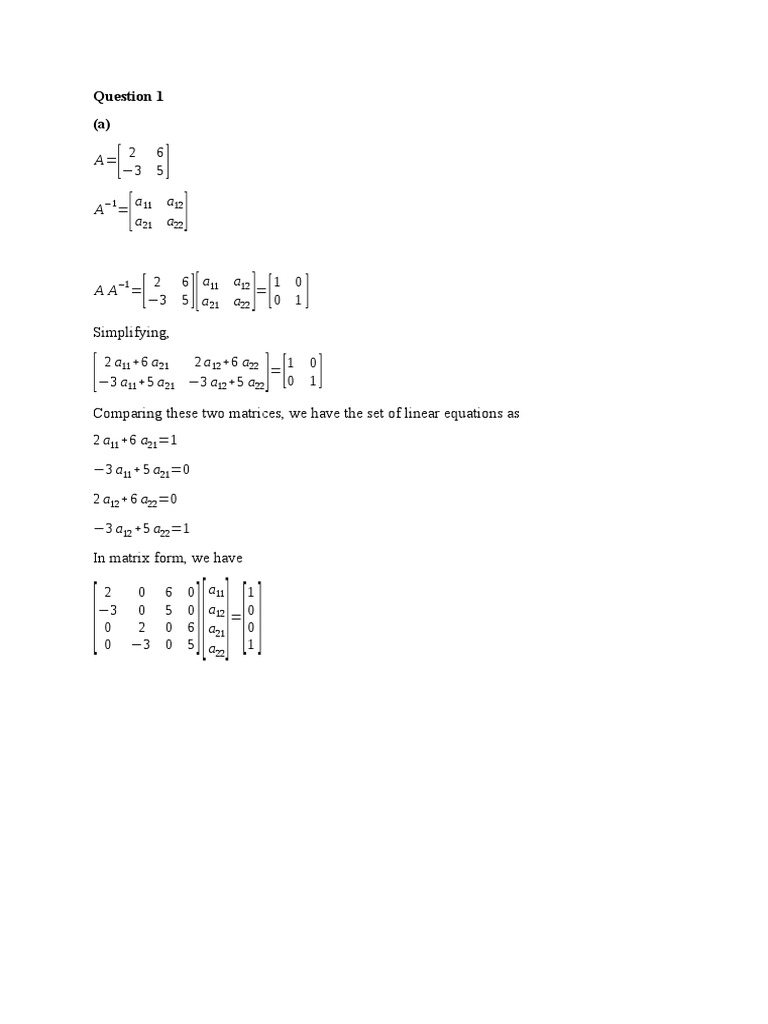 Solving a System of Linear Equations Using Gauss-Seidel Iteration to ...