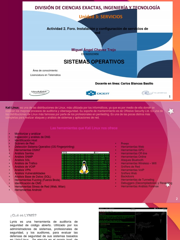 Instalación y Configuración de Servicios de Red | PDF | Virtualización ...