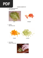 Basic Knife Cuts | PDF