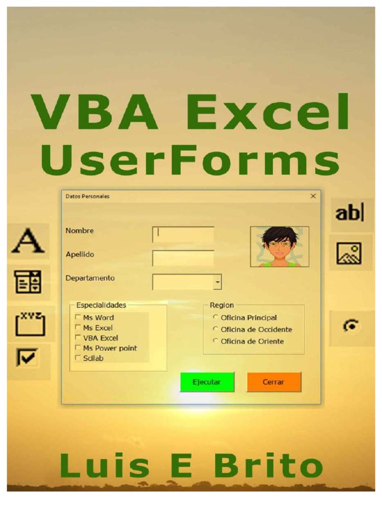Vba Excel Userforms Luis Brito | PDF | Ventana (informática) | Microsoft Excel