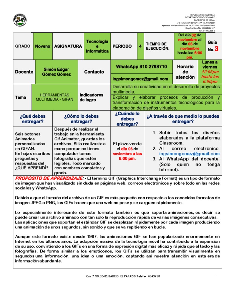 GUIA 3. Botones Animados | PDF | Informática | Internet
