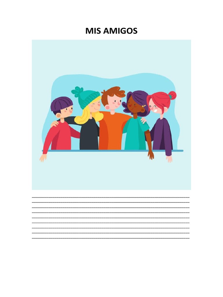 Ficha de Trabajo Mis Amigos | PDF | Negocios