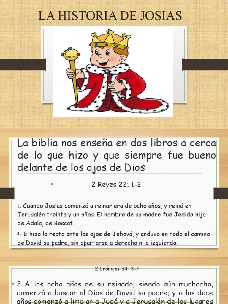 La Historia de Josias | PDF | David | Jerusalén