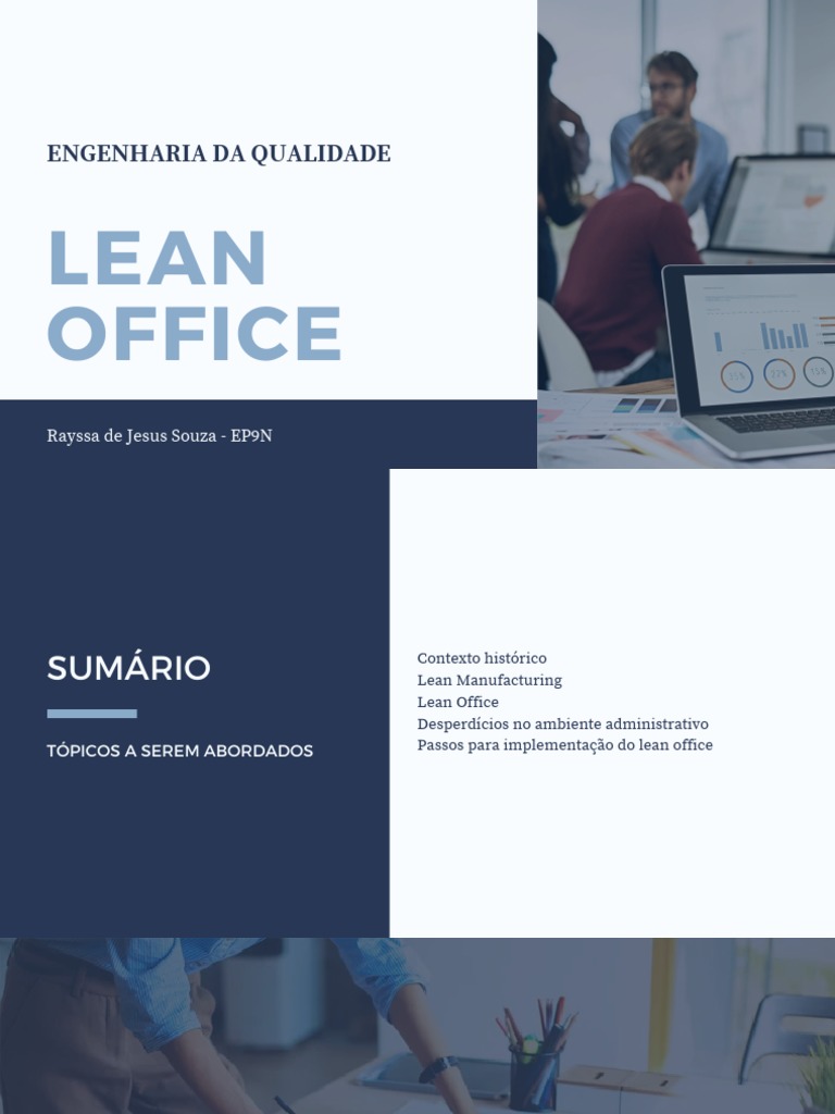 Lean Office | PDF | Fabricação enxuta | Produção em massa