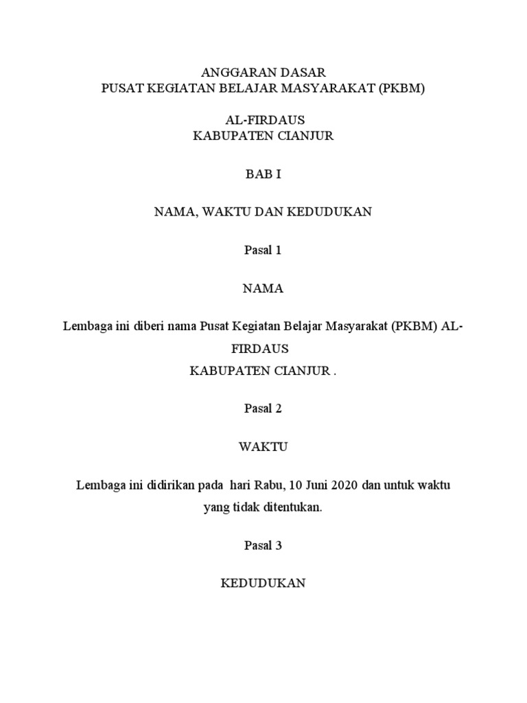 Ad Art PKBM Al Firdaus | PDF