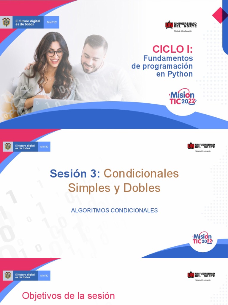 Slide-Phyton Sesión 3 Semana 1 | PDF