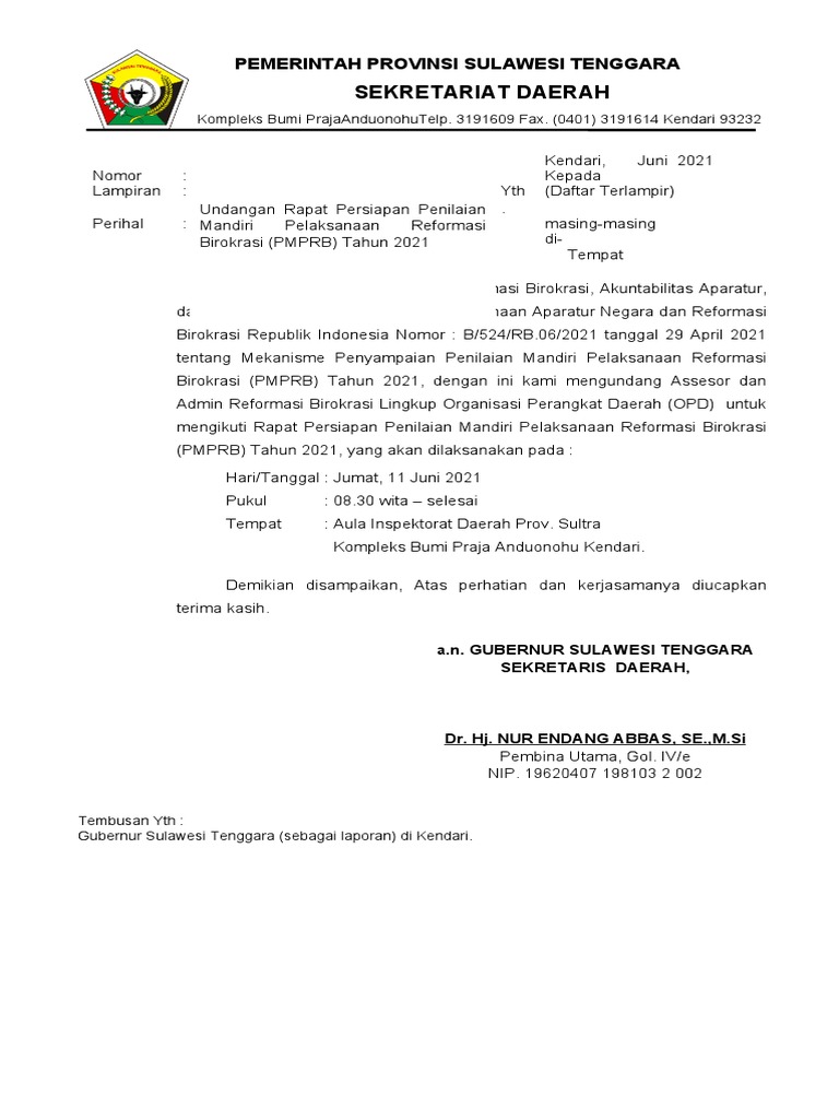 Surat PMRB | PDF