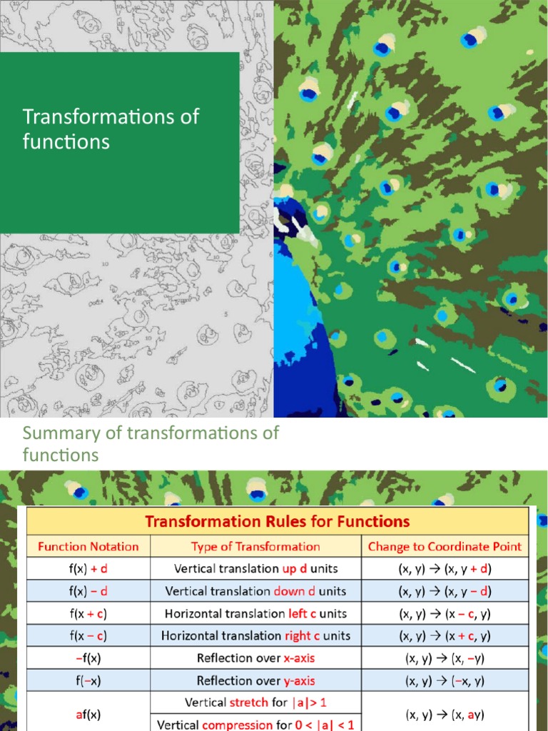 Lesson 7 Transformations of Functions | PDF