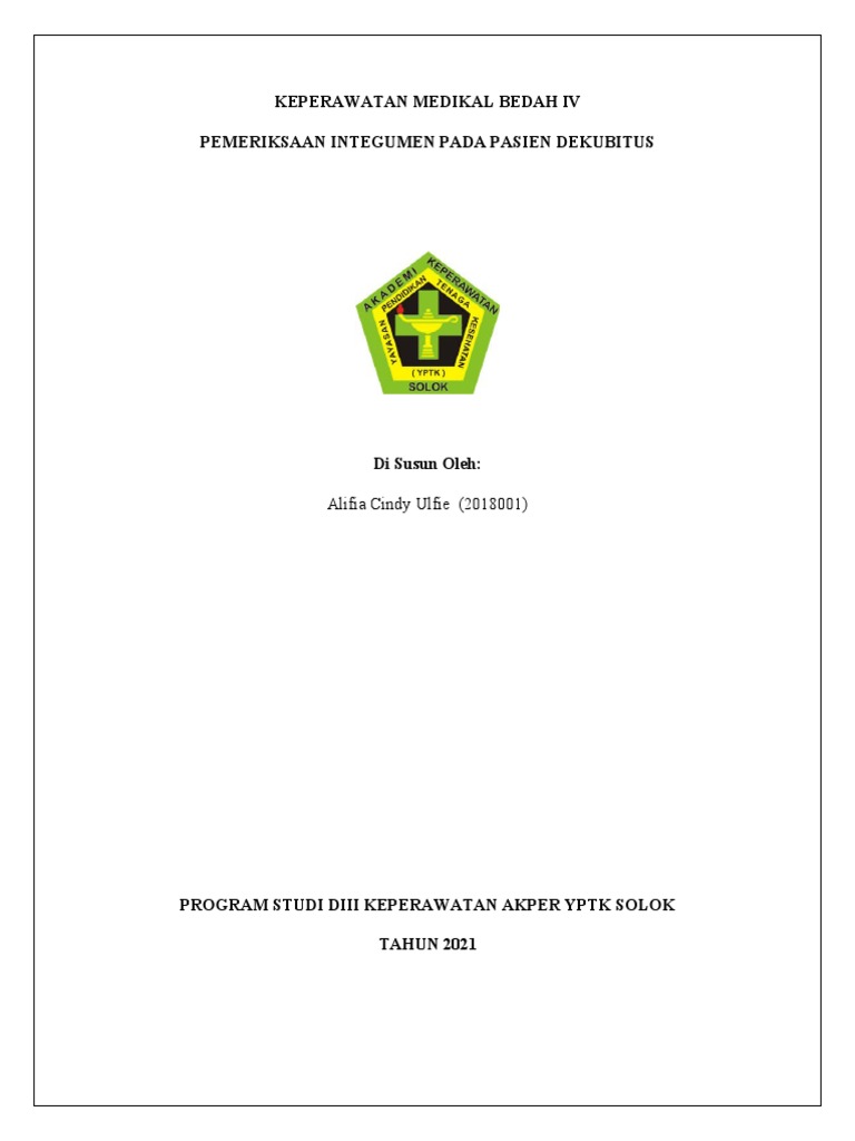 Pemeriksaan Dekubitus di Akper YPTK Solok | PDF | Sains & Matematika