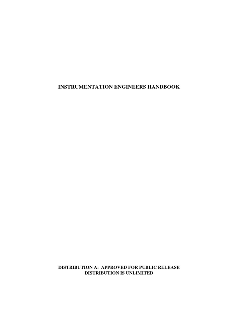 Instrumentation Engineers Handbook | PDF