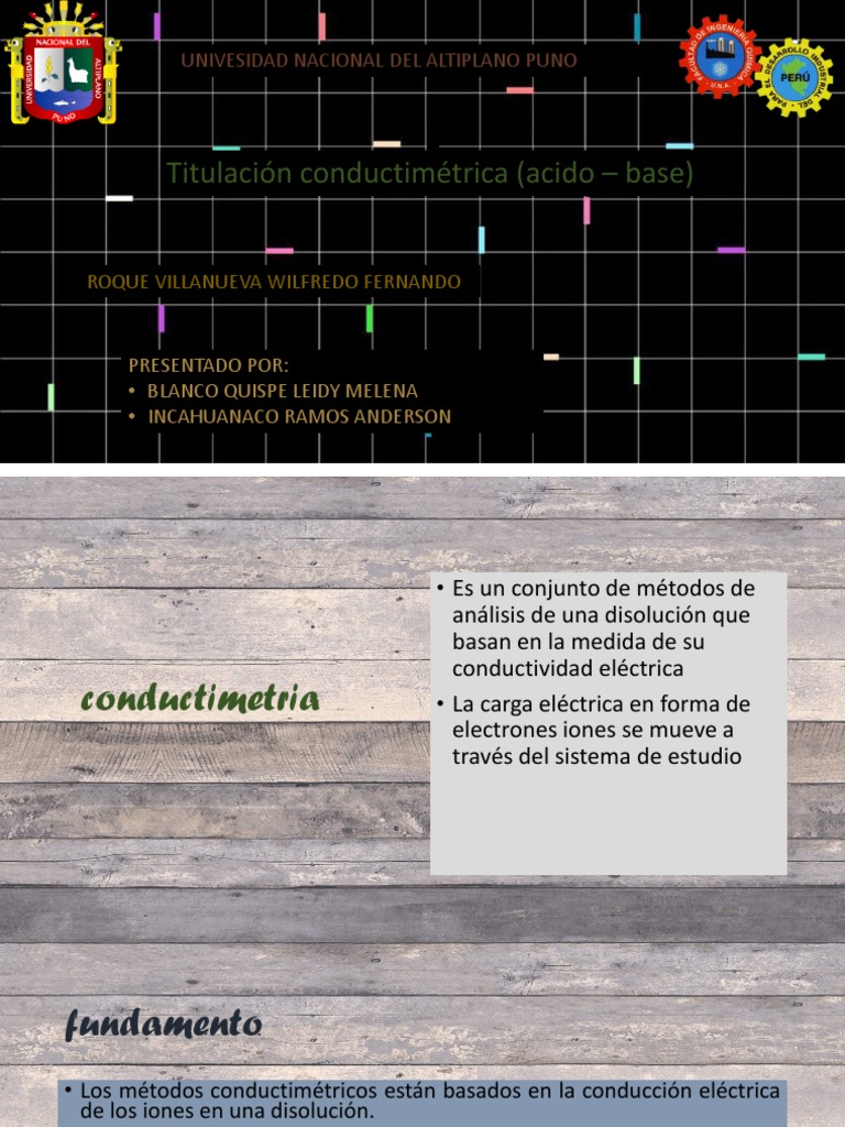 Conductimetria | PDF | Resistividad Eléctrica y Conductividad | Química ...