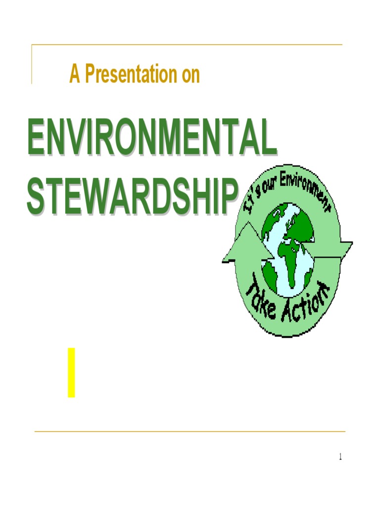 Environmental Stewardship | PDF | Energy Conservation | Waste