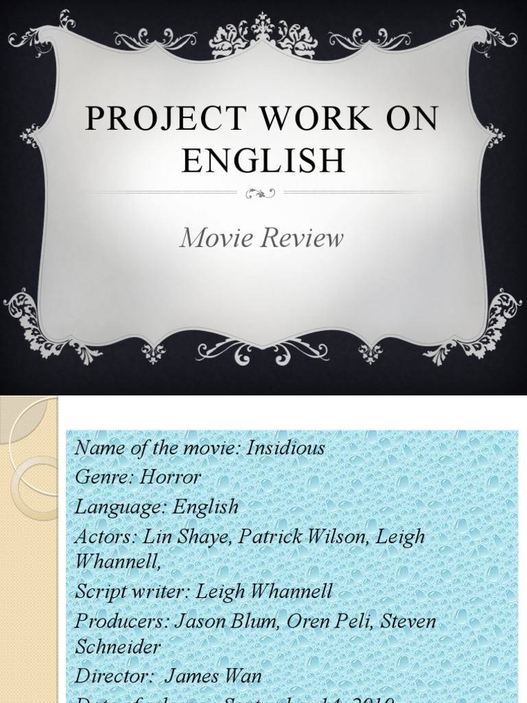 Project Work of English | PDF