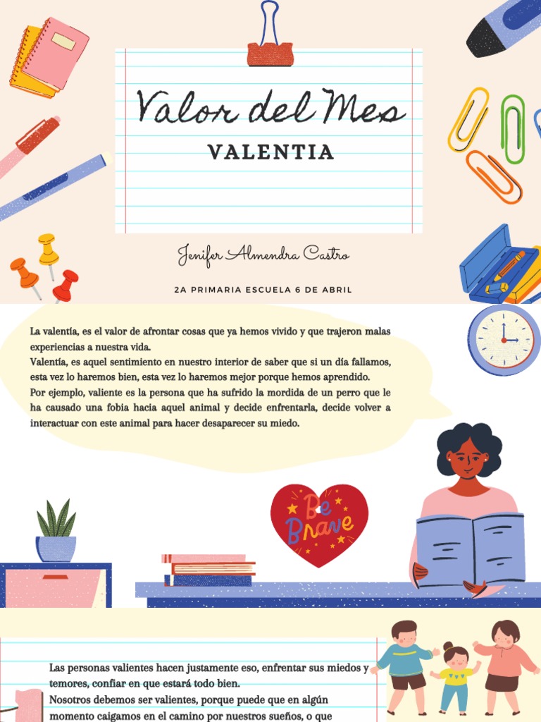 Valor de la Valentía para Niños | PDF