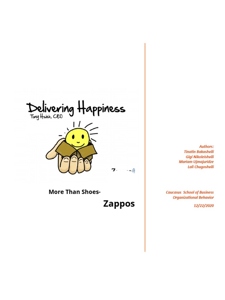 Organizational Behavior-Zappos | PDF | Organizational Culture | Motivation