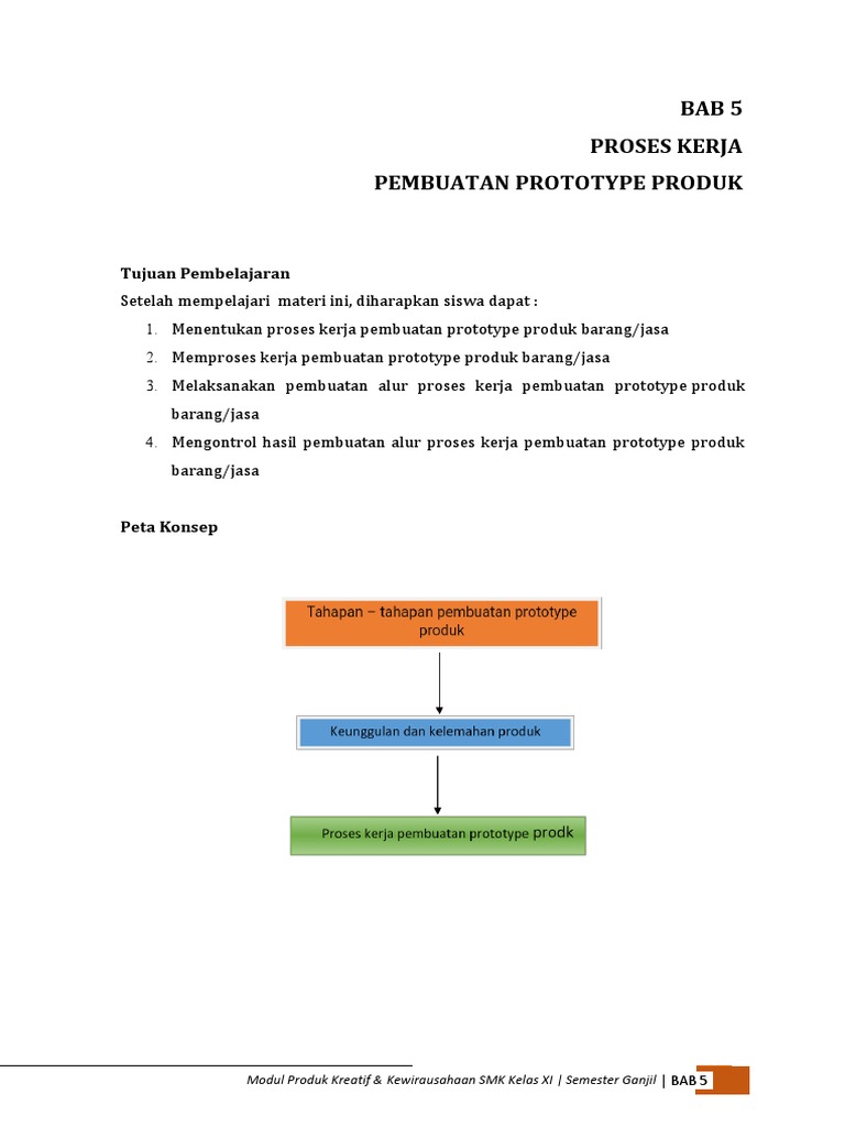BAB 5.proses Kerja Pembuatan Prototype. | PDF