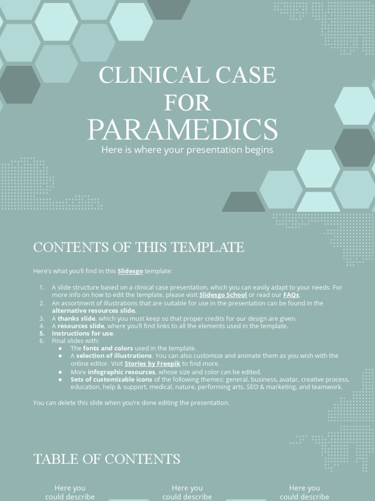 Clinical Case For Paramedics by Slidesgo | PDF | Planets | Mercury (Planet)