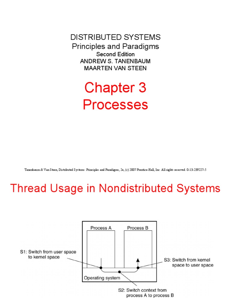 Processes: Distributed Systems Principles and Paradigms | Download Free PDF | Thread (Computing ...