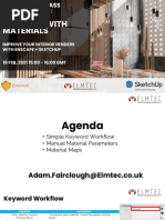 Materials in SketchUp - Enscape | PDF | Texture Mapping | Reflection (Physics)