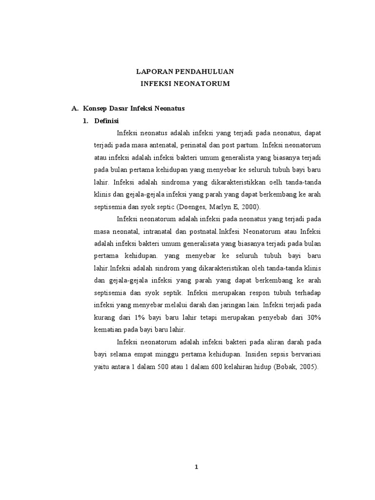 Infeksi Neonatus | PDF