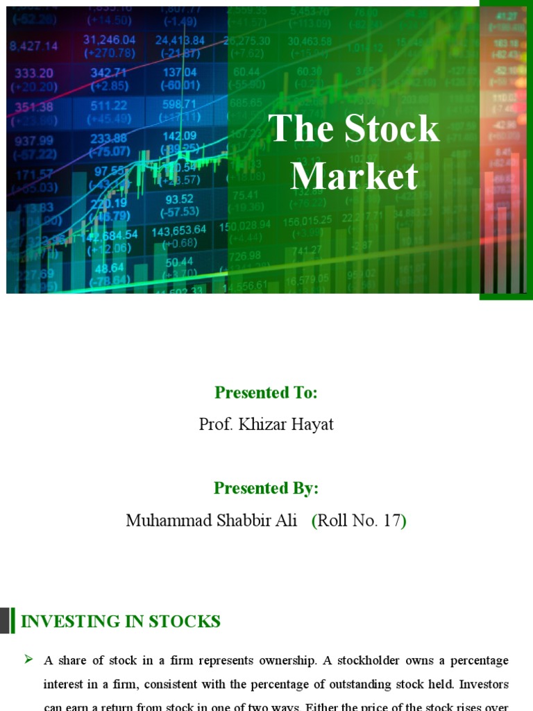 Stock Market | PDF | Stocks | Preferred Stock