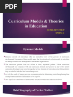 Decker Walker'S Naturalistic MODEL (1971) | PDF