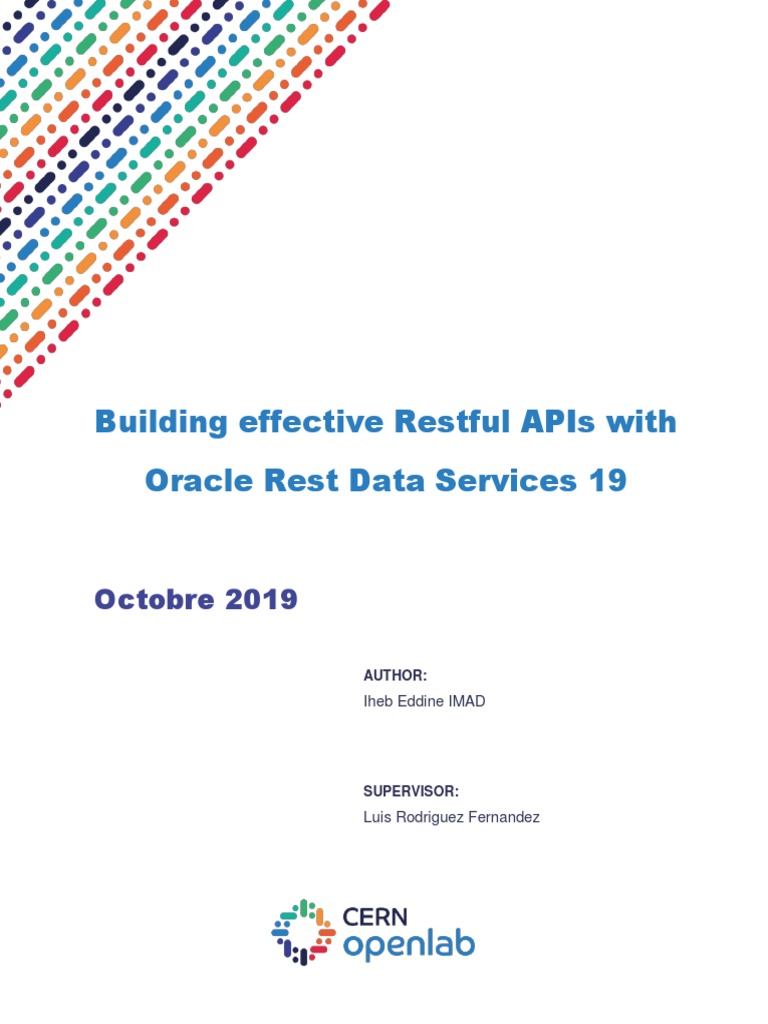 Building Effective RESTful APIs with Oracle REST Data Services 19 | PDF | Representational State ...