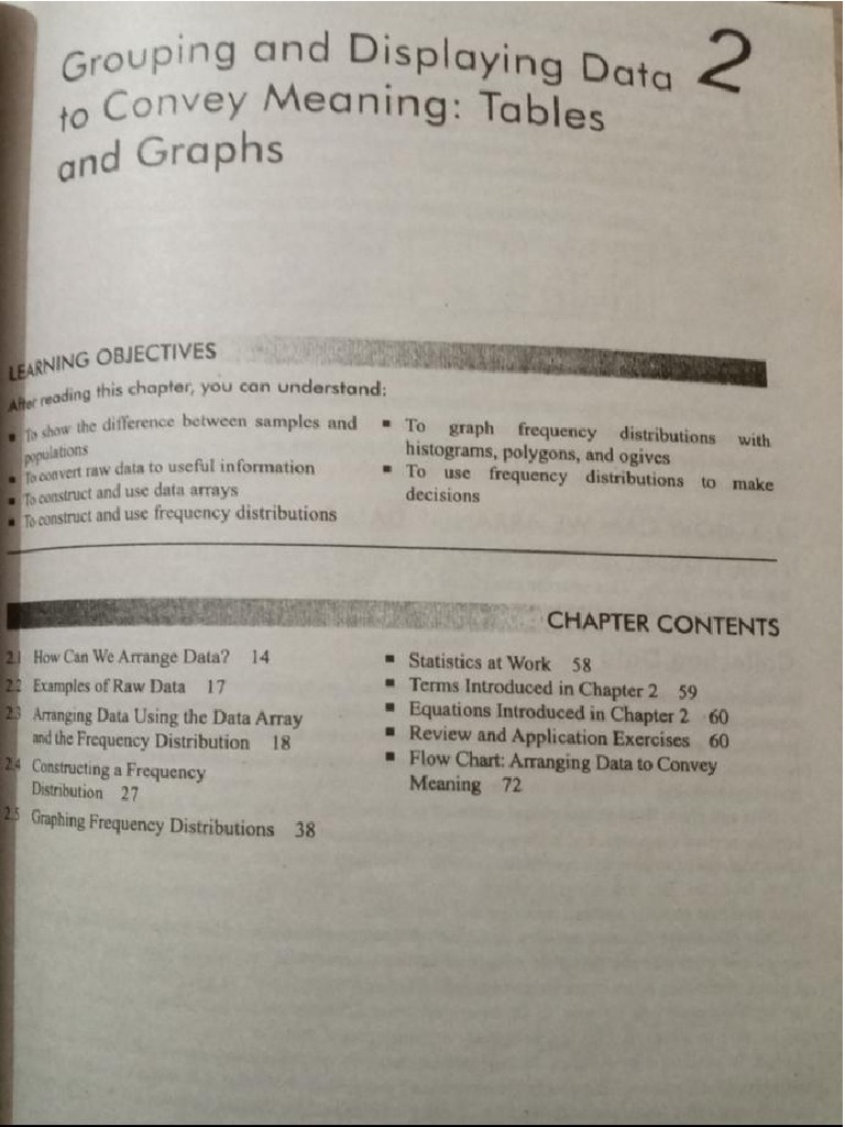 Chapter 2 Statistics | PDF