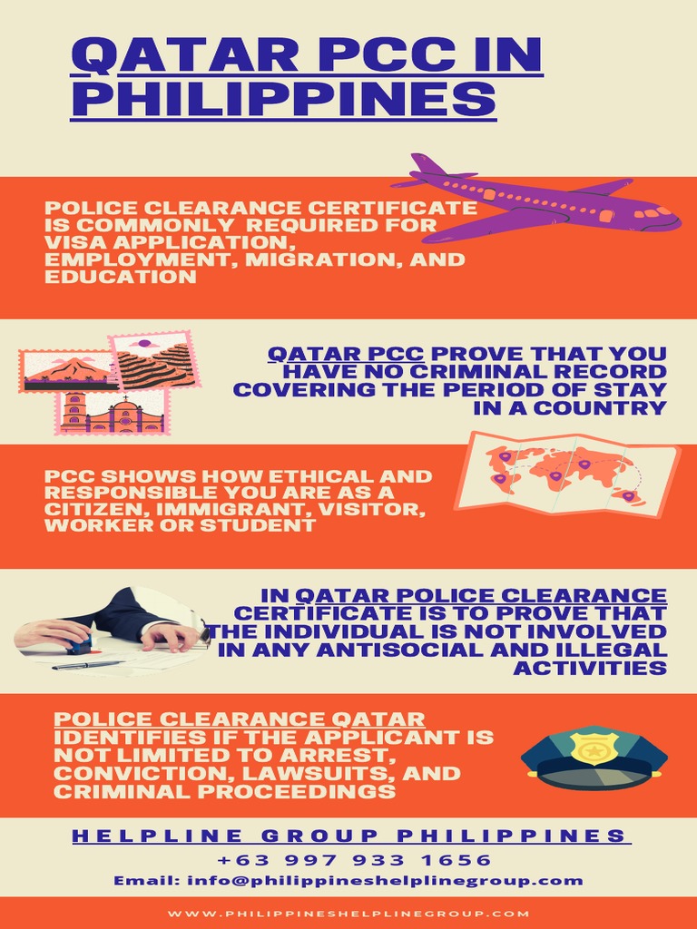 Qatar PCC in Philippines: Qatar PCC Prove That You Have No Criminal Record Covering The Period ...