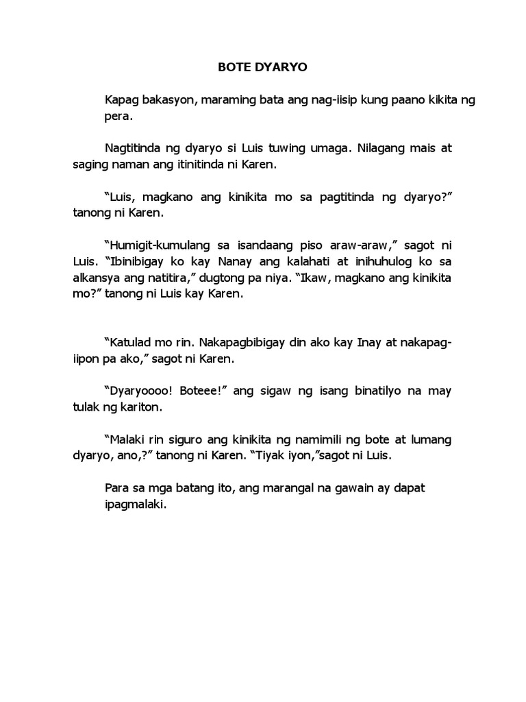 Phil Iri Post Test Grade 4 | PDF