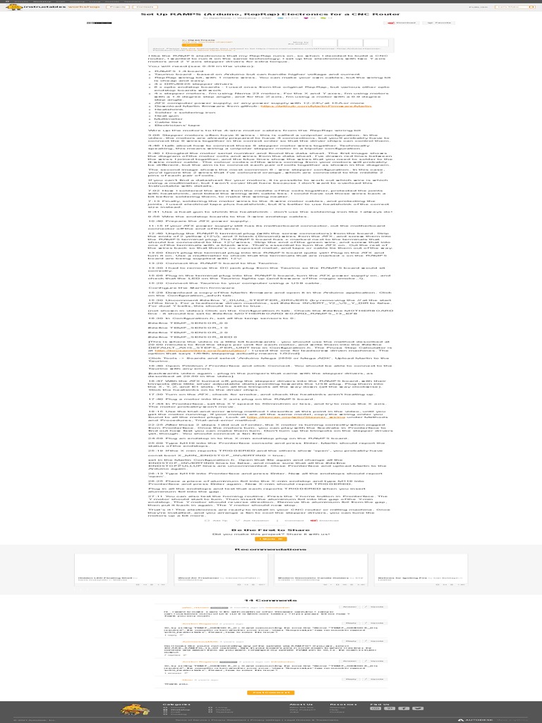 Set Up RAMPS (Arduino, RepRap) | PDF | Electrical Connector | Wire