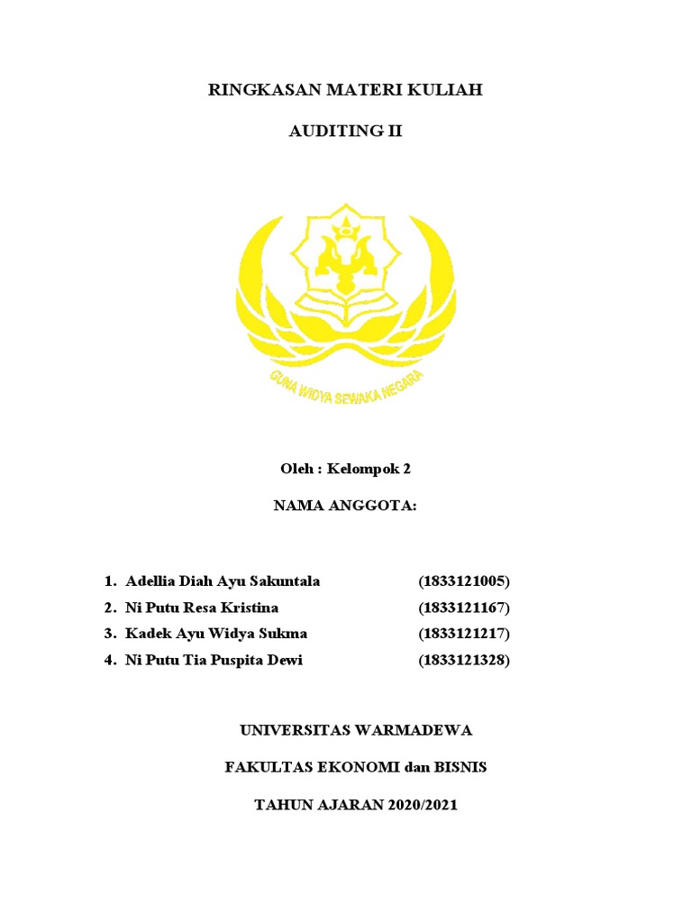 RMK Bab 20 (Kelompok 2) | PDF