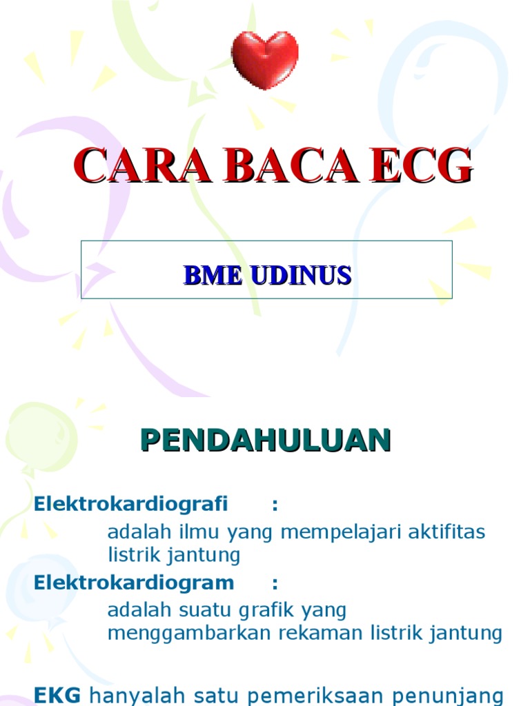 Cara Baca Sinyal-EKG | PDF