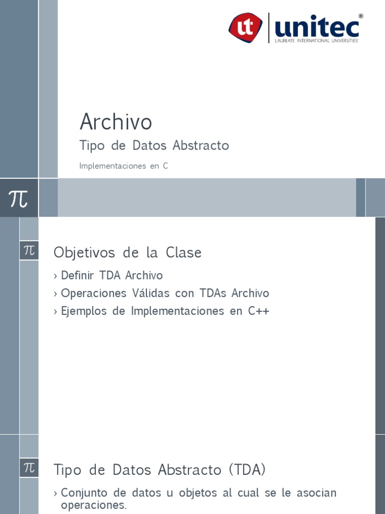 TDA Archivos | PDF | Archivo de computadora | C