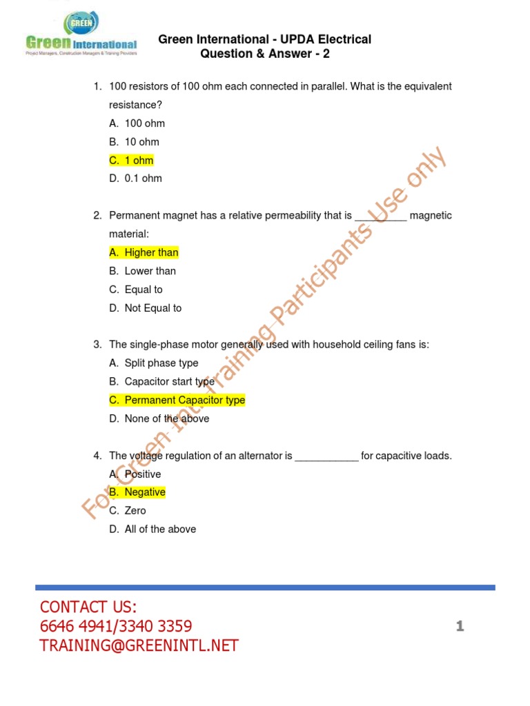 Contact Us: 6646 4941/3340 3359: Green International - UPDA Electrical ...