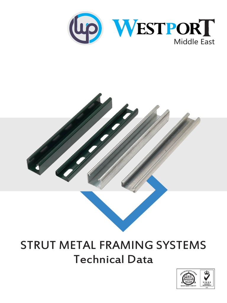 Strut Channel Technical Data Westport | PDF