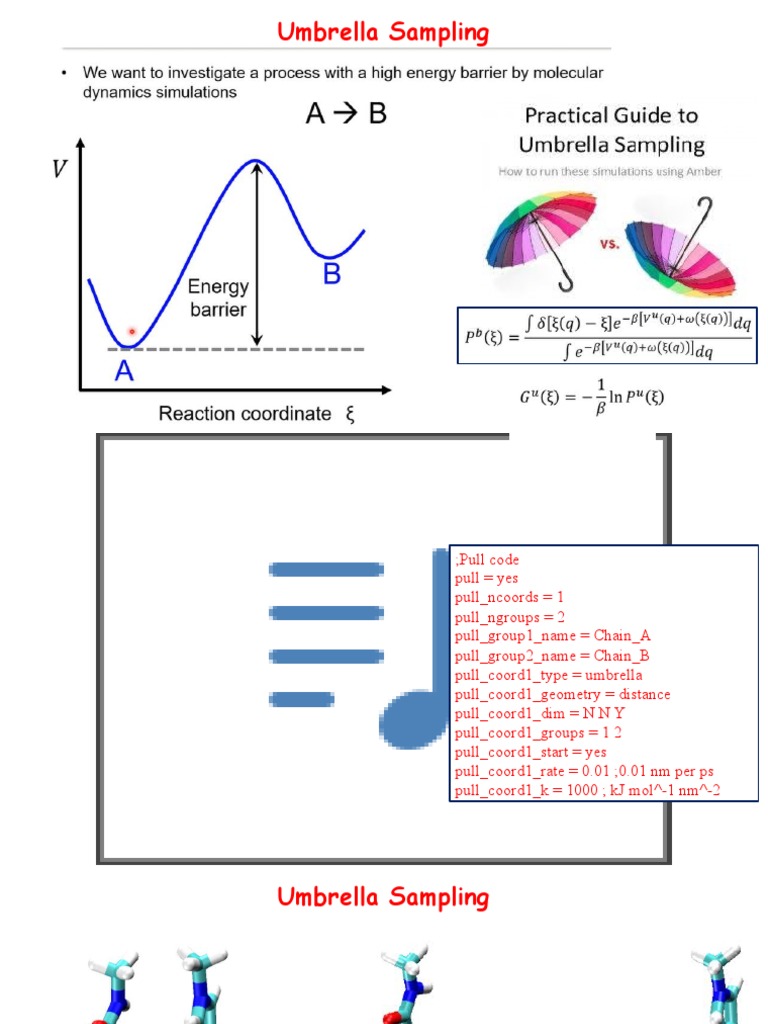 Umbrella Sampling | PDF | Physical Chemistry | Applied Mathematics