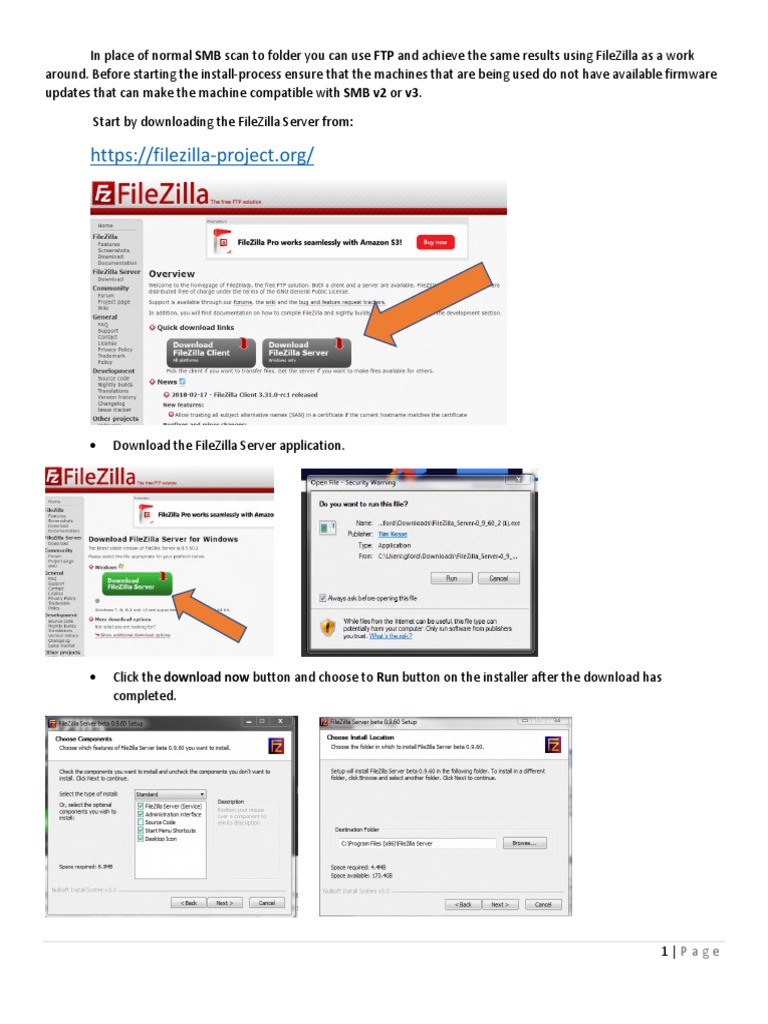 Scanning With FTP - FileZilla | PDF | File Transfer Protocol | Operating System Families
