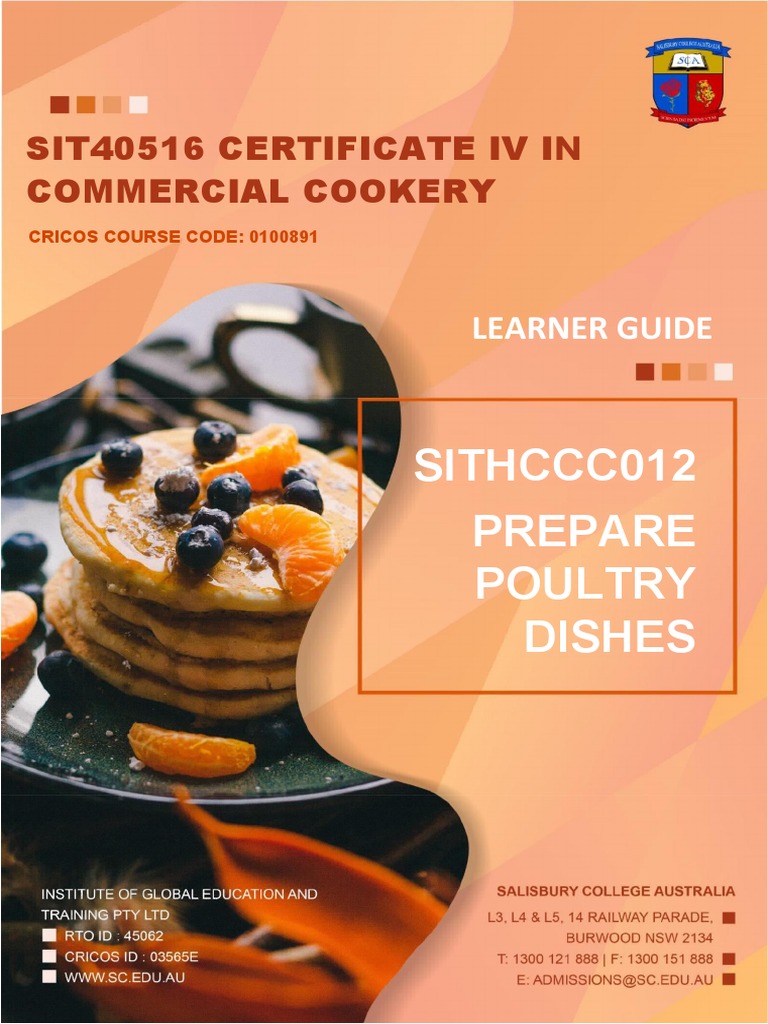 Meat and Poultry Learner Guide | PDF | Poultry | Foods