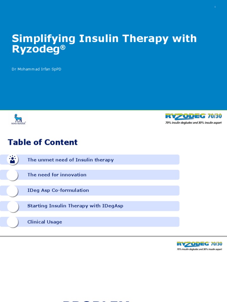 Simplifying Insulin Therapy With Ryzodeg: DR Mohammad Irfan SPPD ...