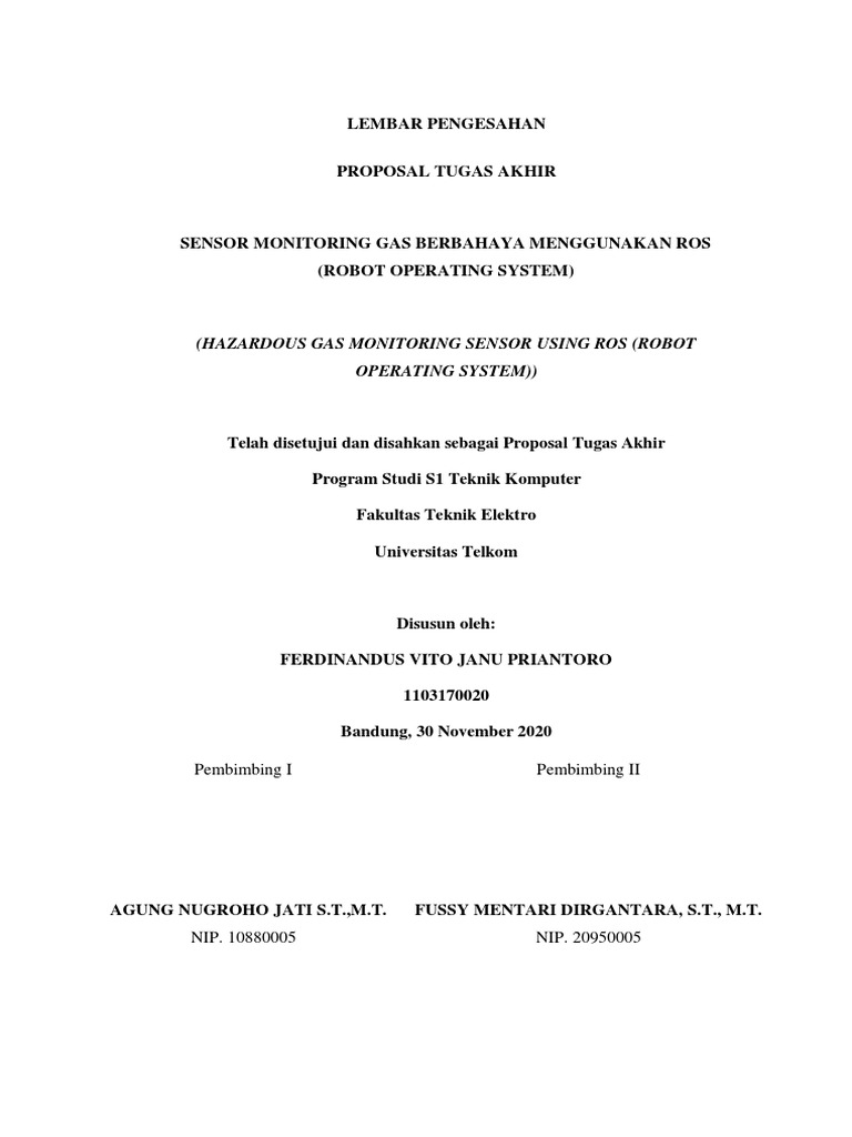 Proposal TA - Ferdinandus Vito Janu P - 1103170020 | PDF