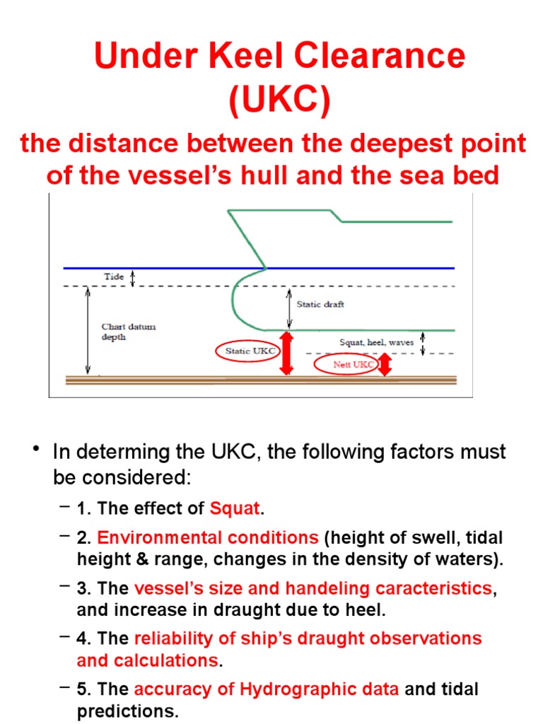 Understanding Under Keel Clearance (UKC) | PDF | Ships | Tide