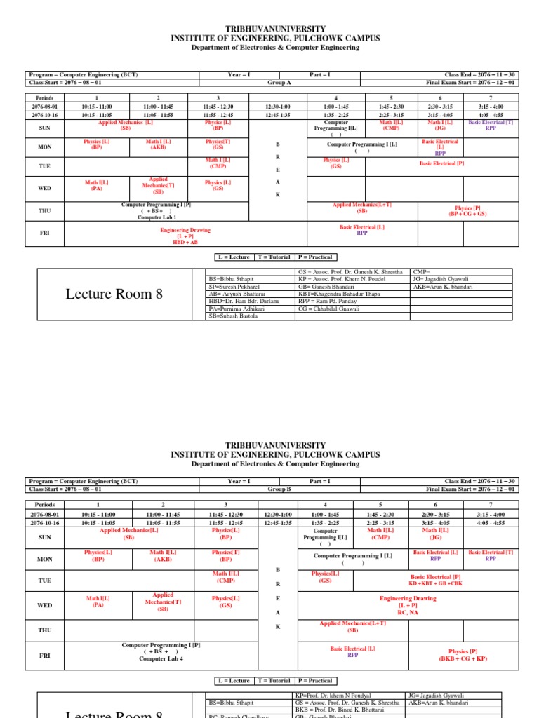 BCT Routine 2076-08-01 | PDF | Electronics | Electricity