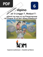 Filipino6 Q3 1.1 Pagsagot Sa Tanong Batay Sa Ulat o Tekstong Nabasa o Napakinggan - FilGrade6 ...
