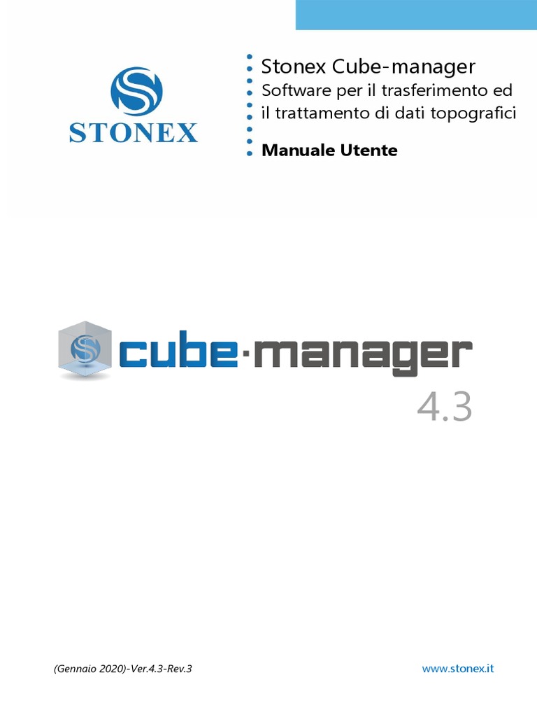 Cube-Manager Manuale Utente | PDF