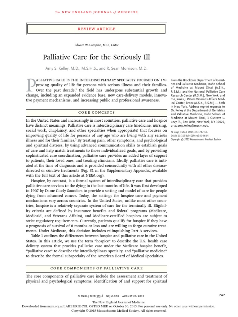 Palliative Care | PDF | Palliative Care | Hospice